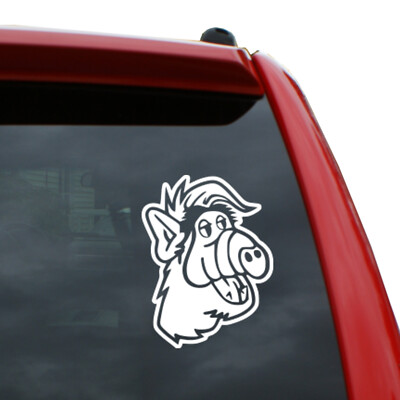 Alf Vinyl Decal | Color: White | 5" Tall | eBay