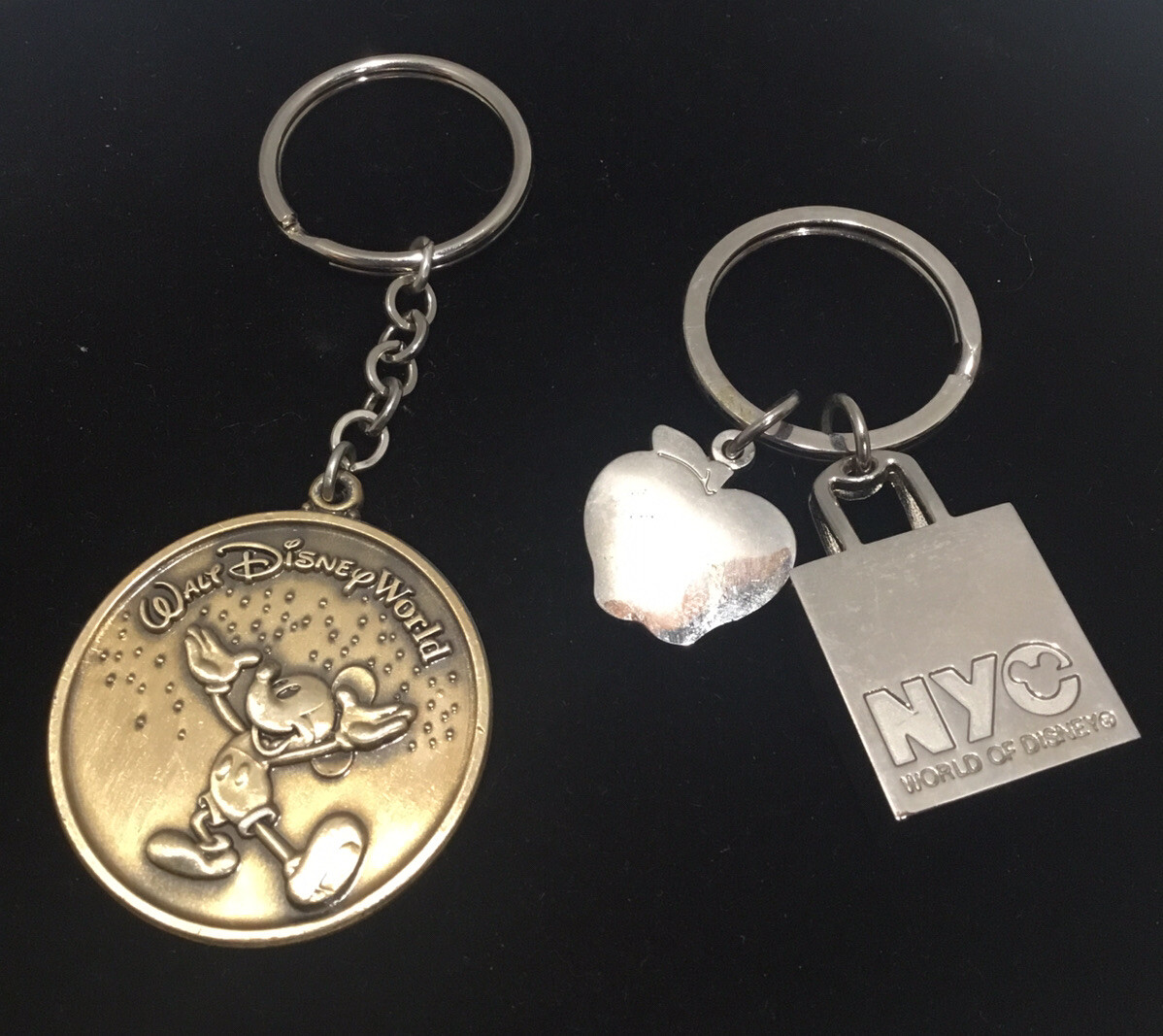 Disney Keychains Disney World & NYC World of Disney - Set of 2 | eBay
