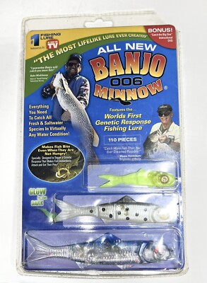Banjo Minnow 006 • 110 Piece Fishing System Lures As Seen On TV | eBay