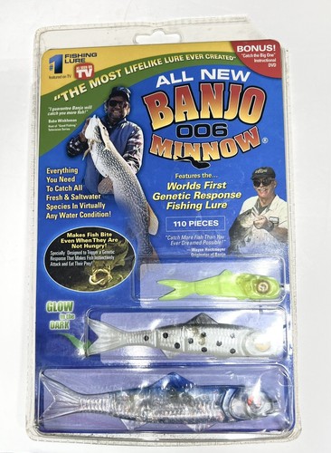 Banjo Minnow 006 • 110 Piece Fishing System Lures As Seen On TV | eBay