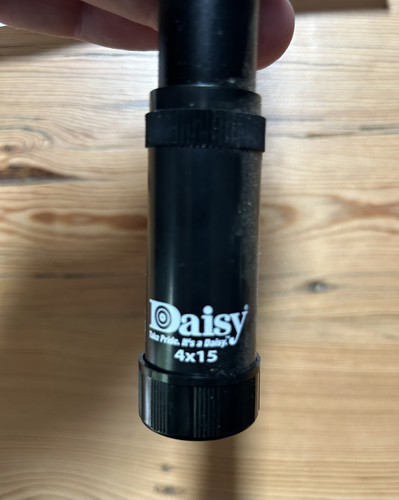 Daisy Model 808 Air Rifle Scope 4x15 Dovetail Mount Airsoft Gun BB ...