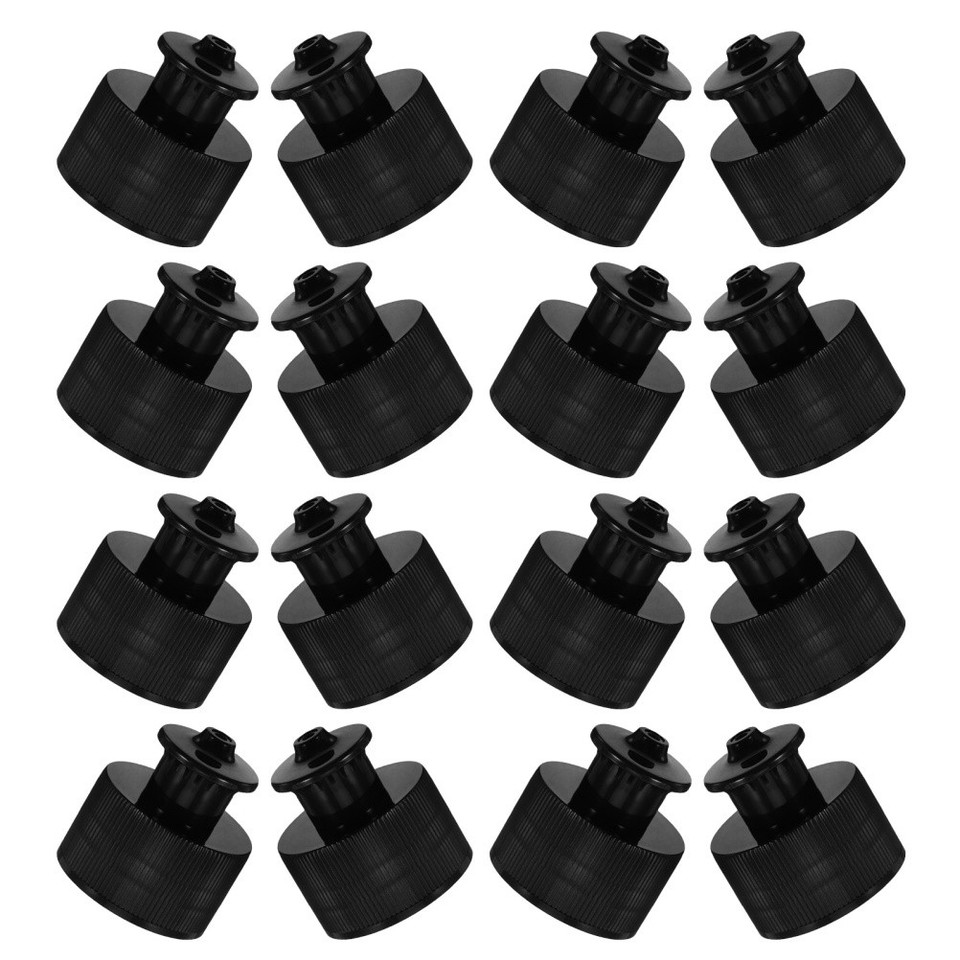 100pcs Plastic Bottle Replacement Caps Sports Push Pull Top Bottle Lids ...