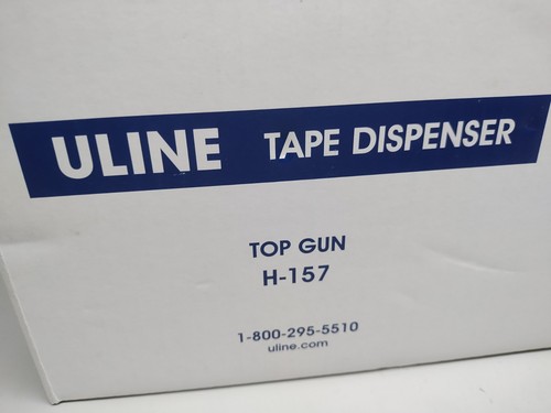 ULINE Top Gun Tape Dispenser H-157 Brand New in box. 2" tape. Packaging ...