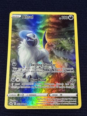 Pokémon TCG Absol GG16/GG70 Crown Zenith: Galarian Gallery Holo NM/Mint ...