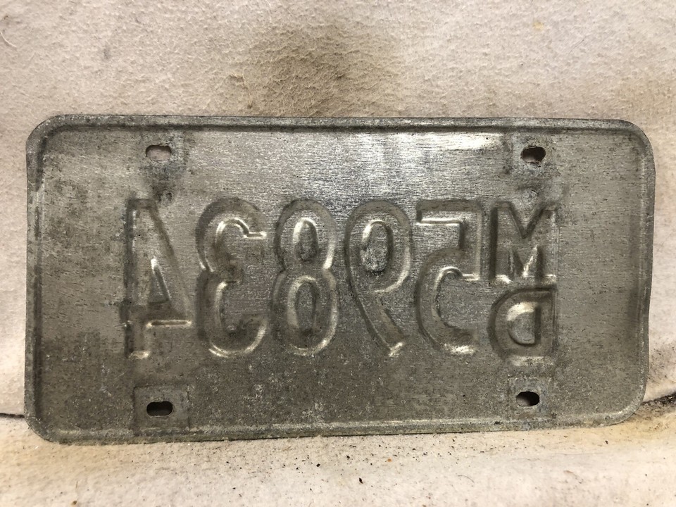 Vintage New York Medical Doctor License Plate | eBay