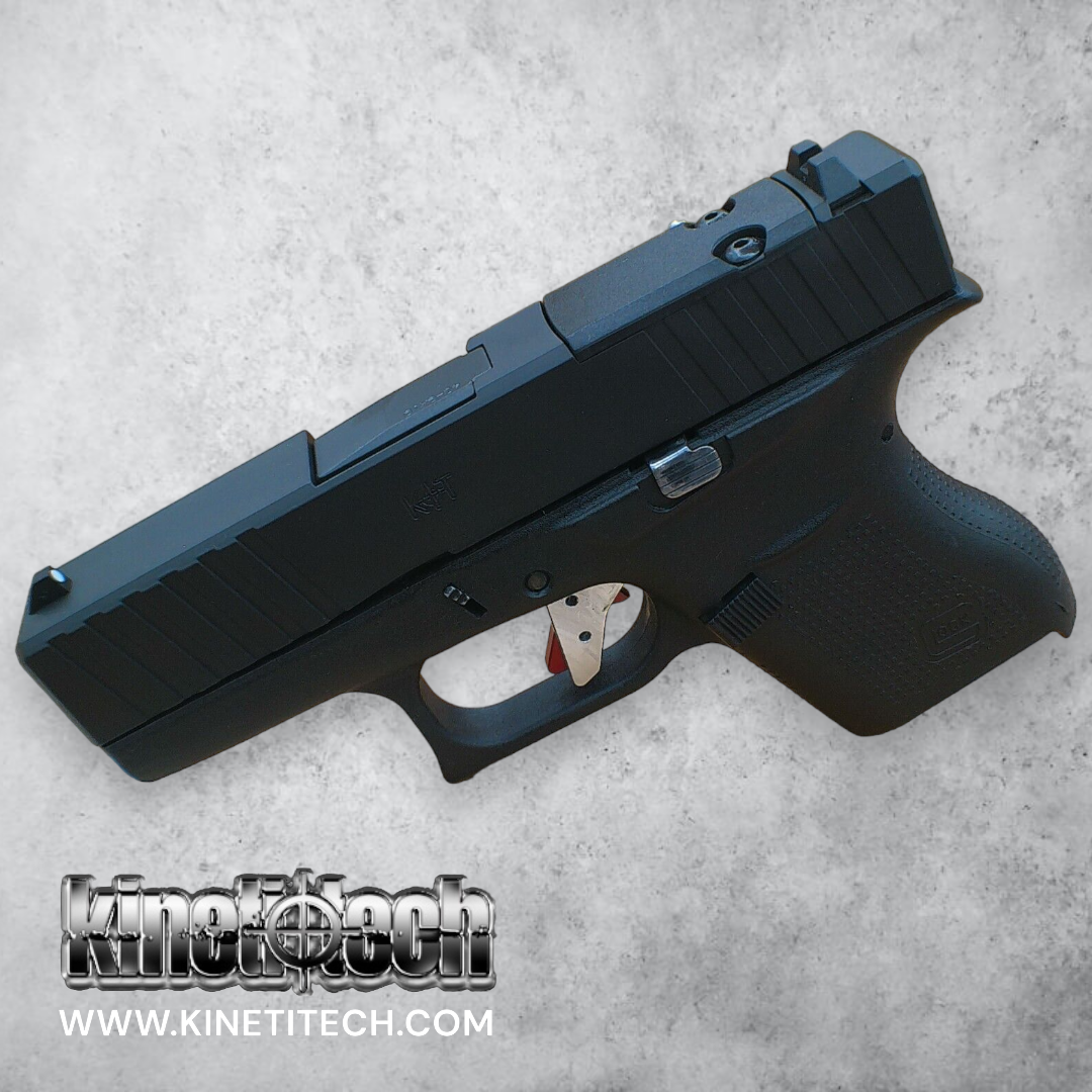 For Glock 43 43x Complete Slide RMSc CUT Black Nitride Barrel -USA MADE ...