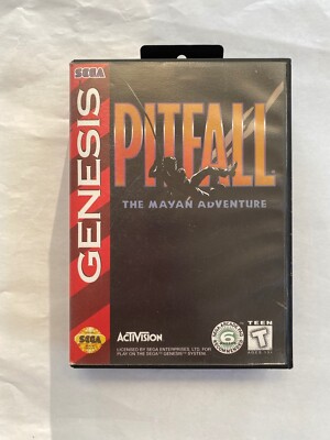 Sega Genesis Pitfall The Mayan Adventure Video Game Great Condition | eBay