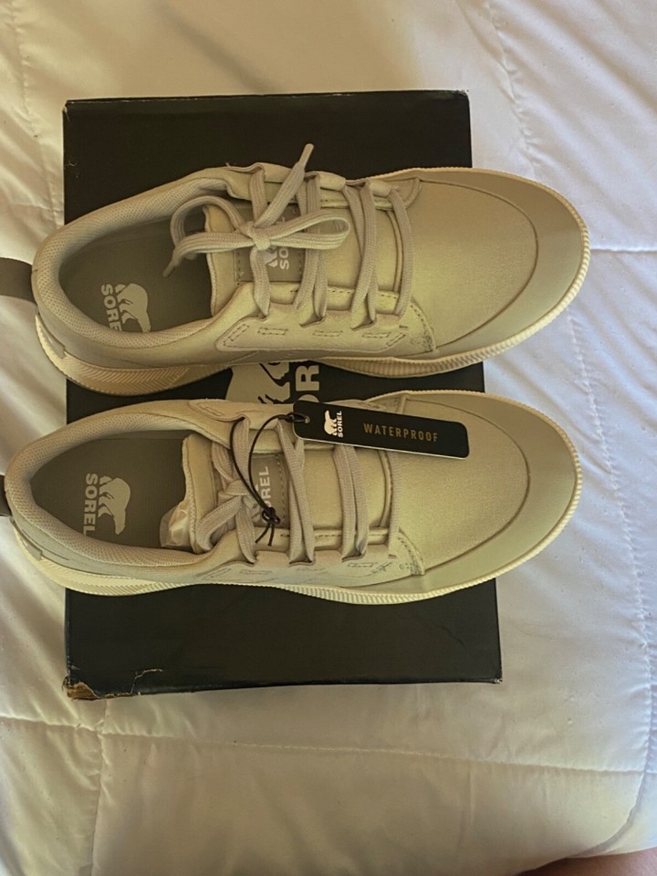 Sorell Out N About lll Low Canvas WP Women's Sneakers Moonstone Sea ...