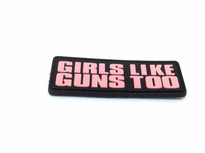 Girls Like Guns Too Airsoft PVC Klett Emblem Abzeichen | eBay.de