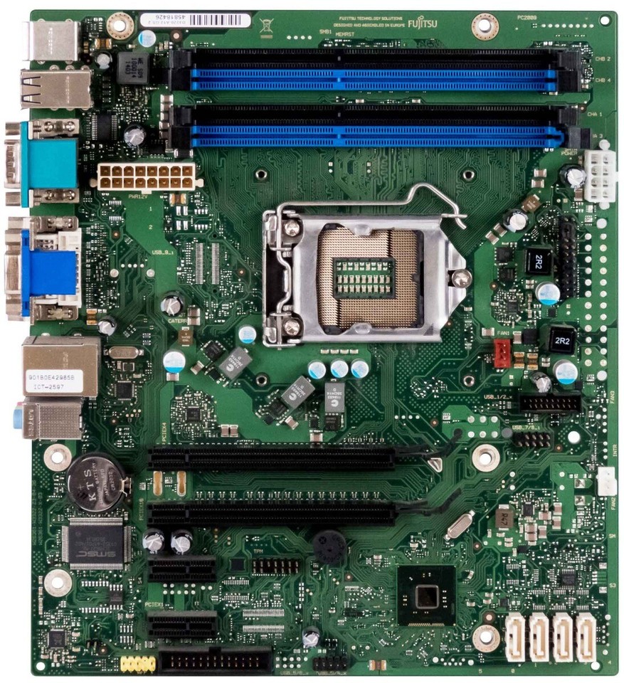Mainboard Fujitsu D3220-A12 GS1 LGA1150 4x DDR3 Intel Q87 mATX | eBay