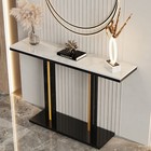 47" Modern Luxury Console Table Entryway Hallway Display Stand Lounge ...