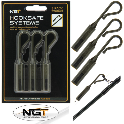 CARP FISHING ROD HOOK SAFE SYSTEMS HOOK PROTECTORS FOR MADE UP CARP ...