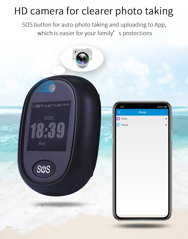 Locator 4G elderly anti-lost artifact tracking dementia bracelet one ...