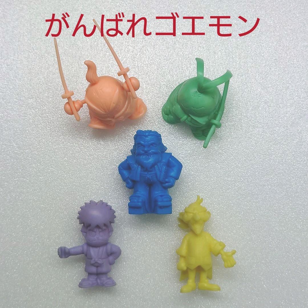 Ganbare Goemon Keshu Gomu Rubber Figure 5 Types Set | eBay
