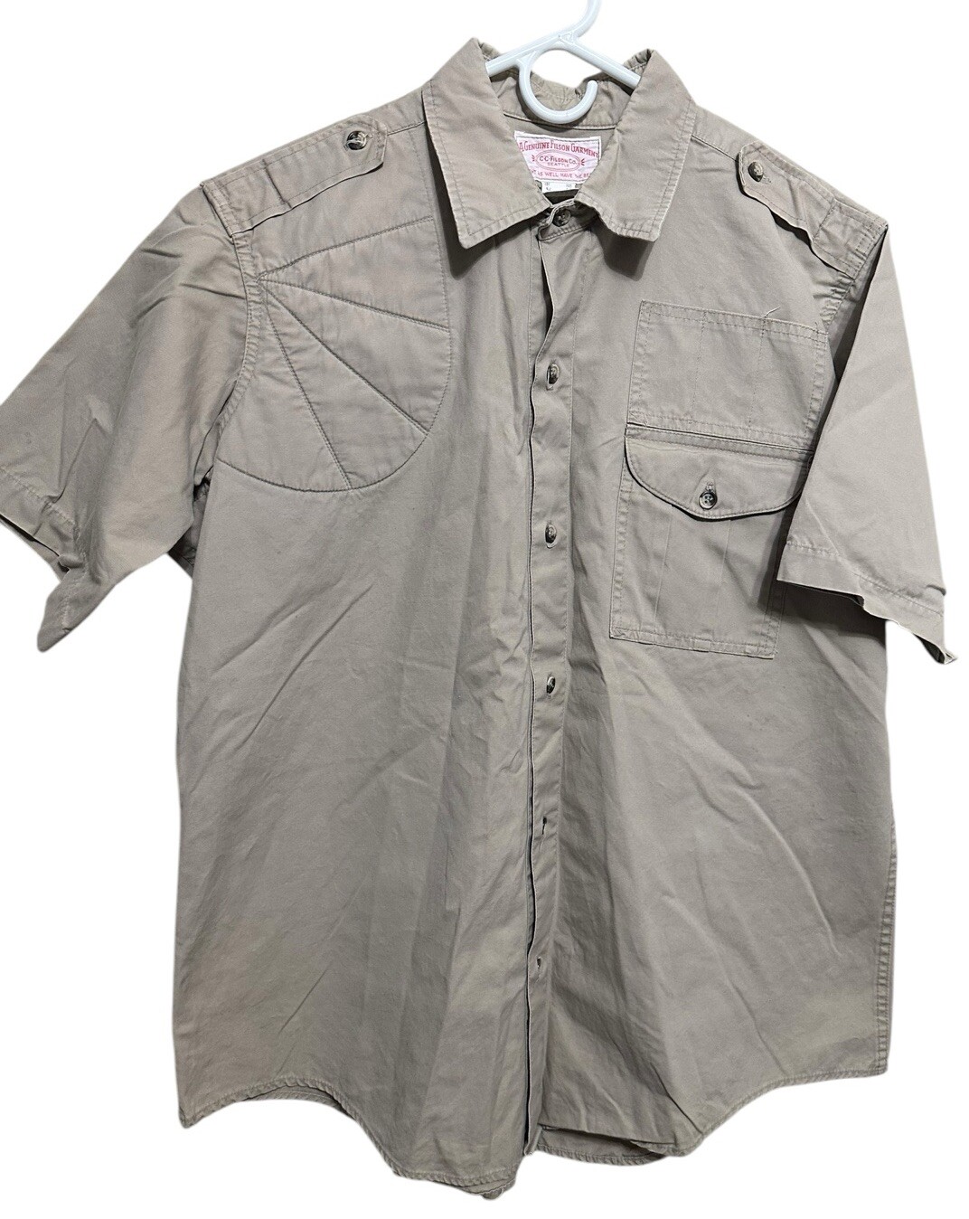 CC FILSON Hunting Shooting Fishing Field Shirt Made in USA Vintage Sz ...