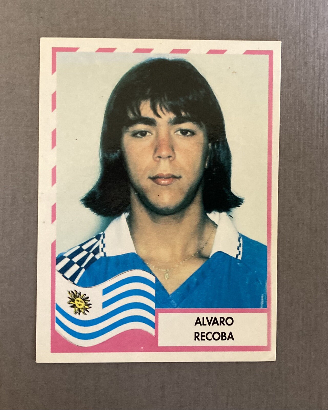 1995 Alvaro Recoba Rookie Sticker/Figurina Mundicromo Copa America ...