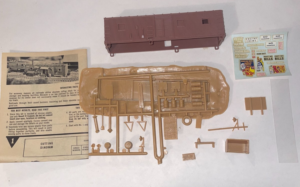 Revell HO Scale Engine Crew Shanty Building Kit in Box | eBay
