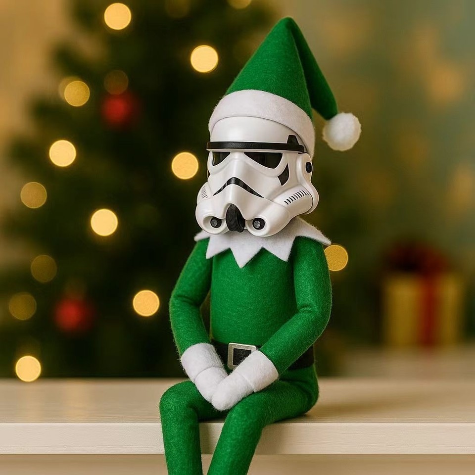 2025 [Hot Selling] Stormtrooper Christmas Elf Doll Star Wars Christmas ...
