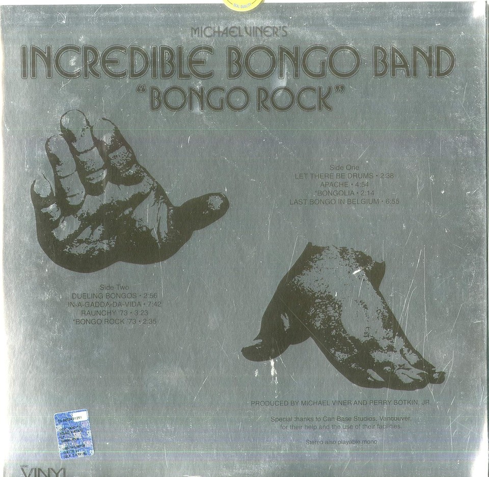 Incredible Bongo Band Bongo Rock (Vinyl) | eBay UK