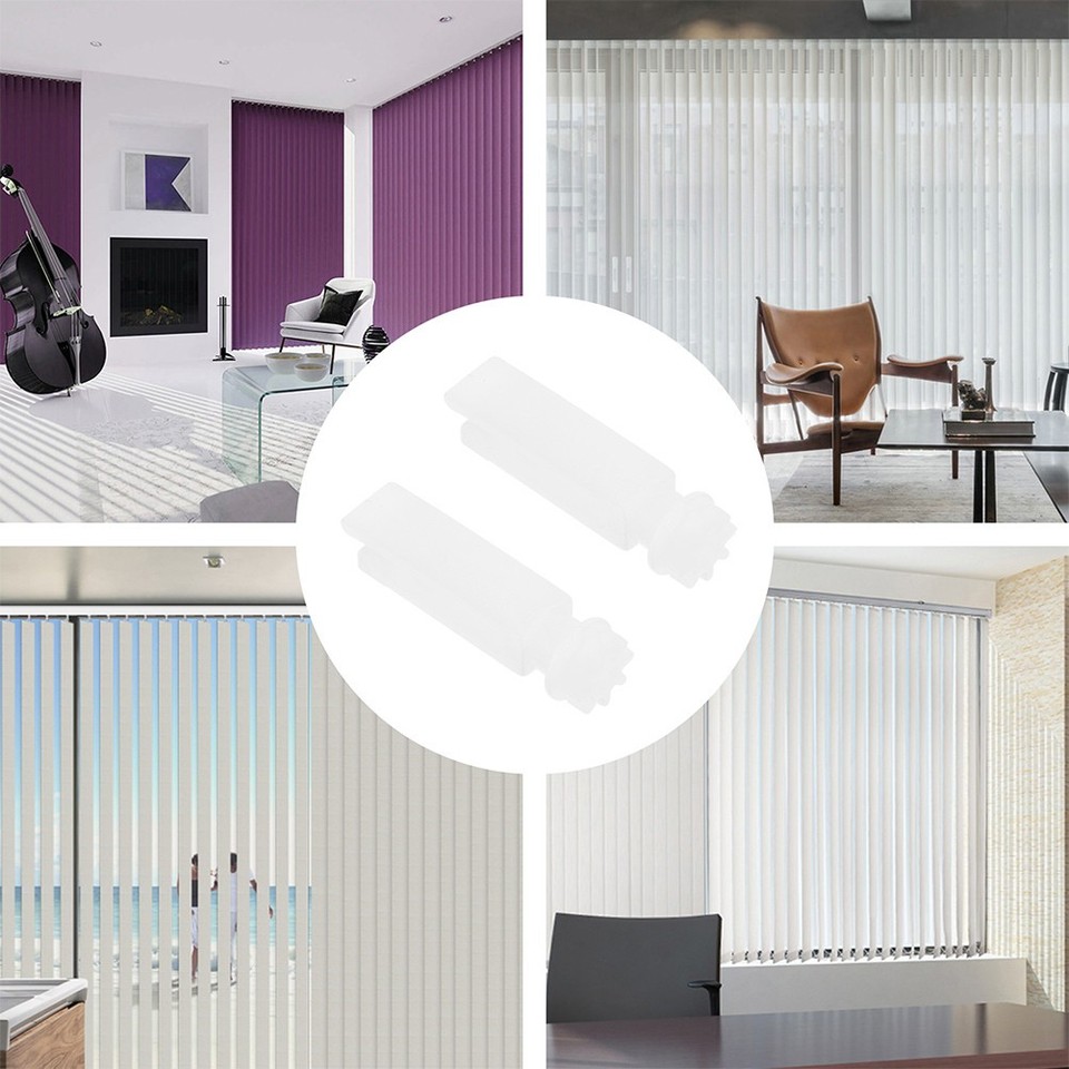 20 Pcs Blind Stem Replacements Vertical Blinds Slats Repair Stems Parts ...