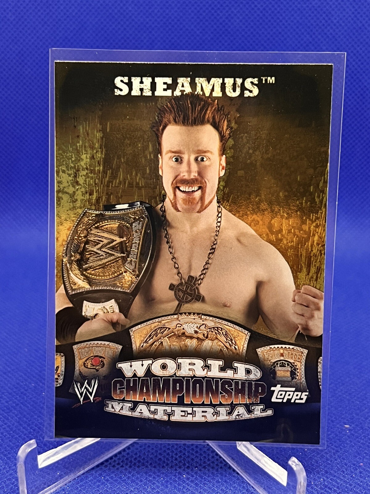 2010 Topps WWE - World Championship Material Sheamus Puzzle Back for ...