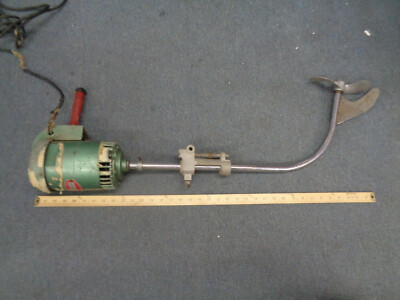 Antique 1930s? fishing Boat outboard trolling Motor vtg MOORE HANDLEY ...