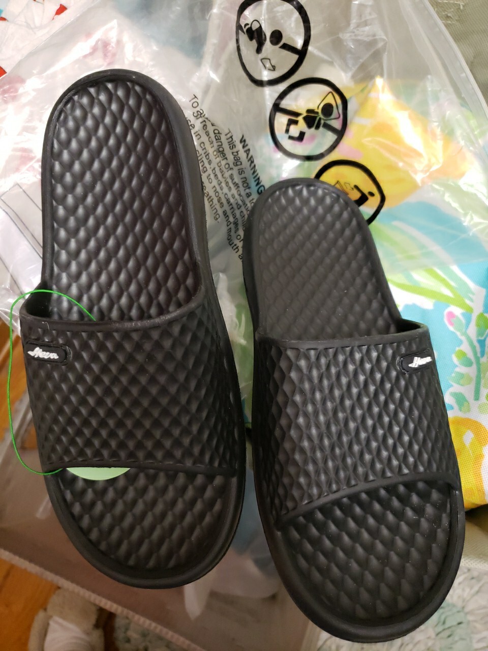 $25 Funky Monkey Womens Non-Slip Slide, Shower Spa Water Slipper Shoe ...