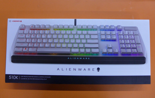 NEW Alienware Low Profile RGB Mechanical White Gaming Keyboard AW510K ...