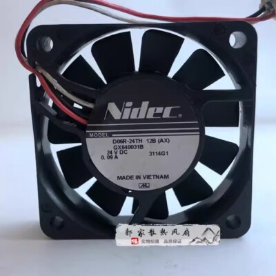 Nidec D06R-24TH 12B(AX) DC24V 0.09A 60*60*15MM 3-Wire Cooling Fan | eBay