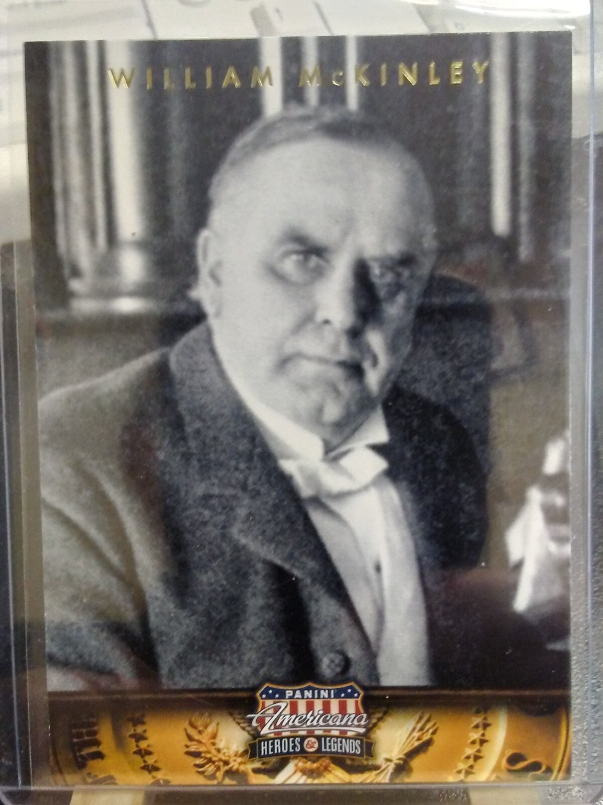 2012 Panini Americana Heroes & Legends #25 William McKinley 25th US ...