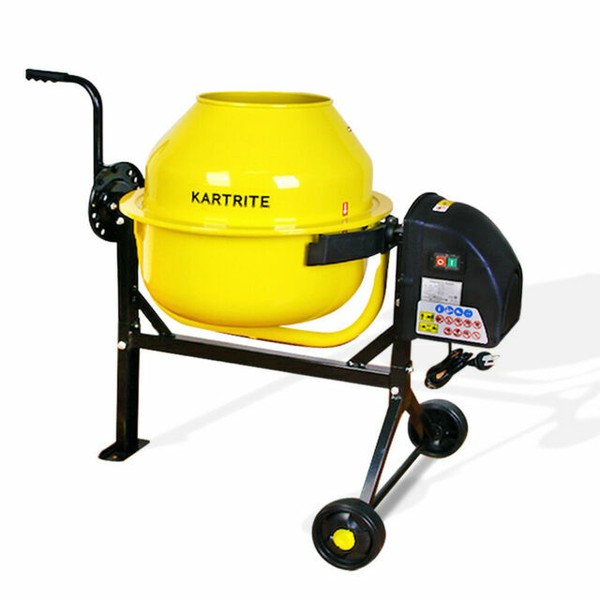 Kartrite hcm-225-063 63L Portable Cement Electric Mixer - Yellow for ...