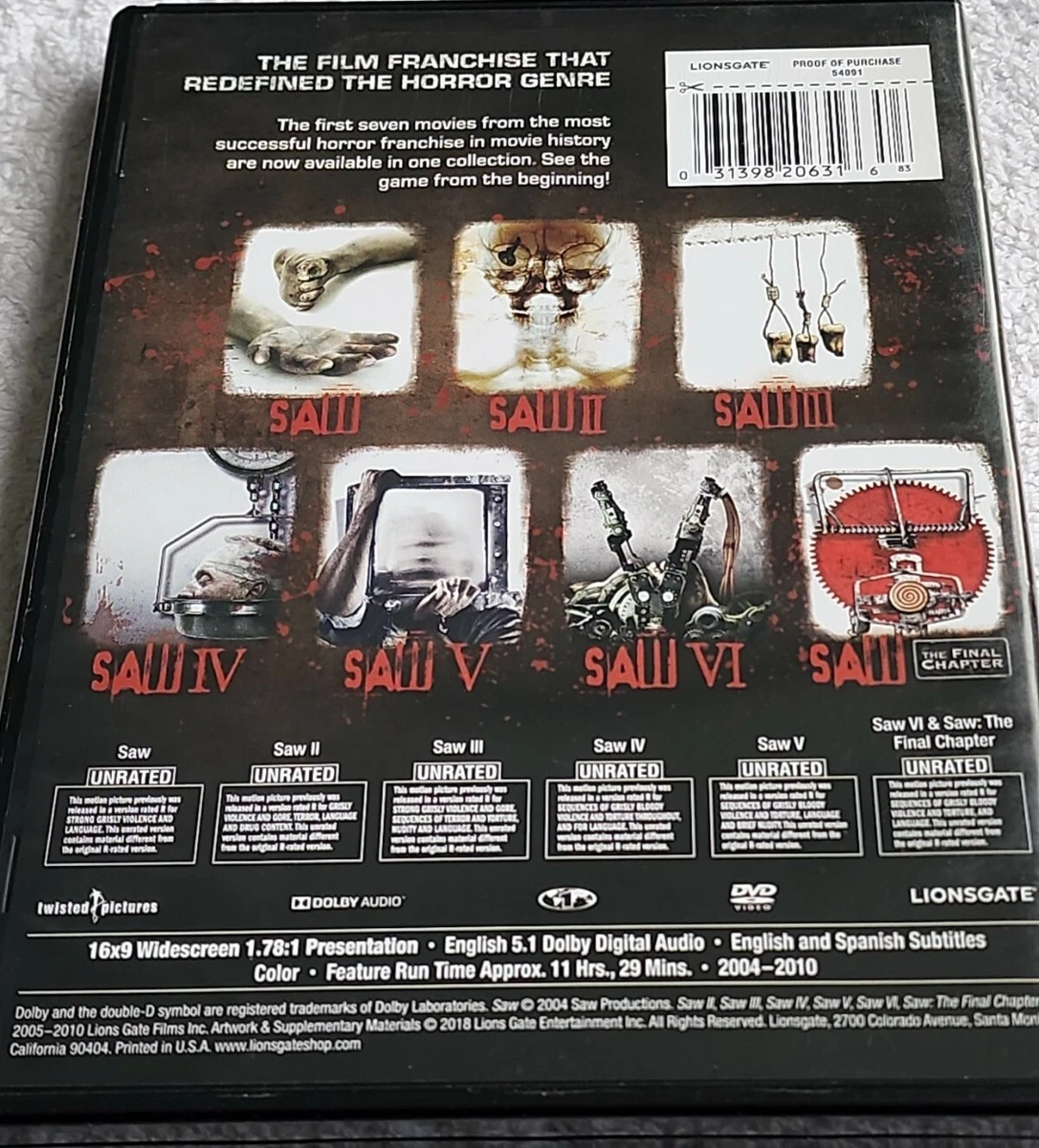 Saw 7 Movie Cover