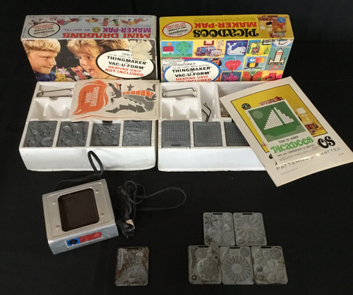 Mattel Thingmaker, Mini-Dragons (1967) & Picadoos (1967) Partial Sets ...