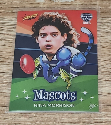 2023 AFL SELECT FOOTY STARS MASCOTS GEELONG CATS NINA MORRISON | eBay
