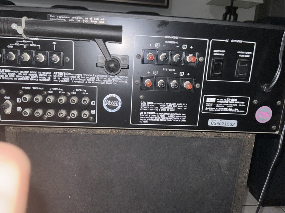 Vintage Sansui TA-500 DC Integrated Tuner Amplifier Tested and Working ...