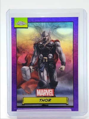 THOR 2024 TOPPS CHROME MARVEL PURPLE REFRACTOR /75 Q2620 | eBay