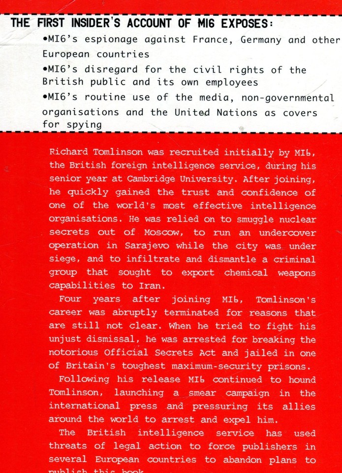 The Big Breach. From Top Secret to Maximum Security. Secret World of ...