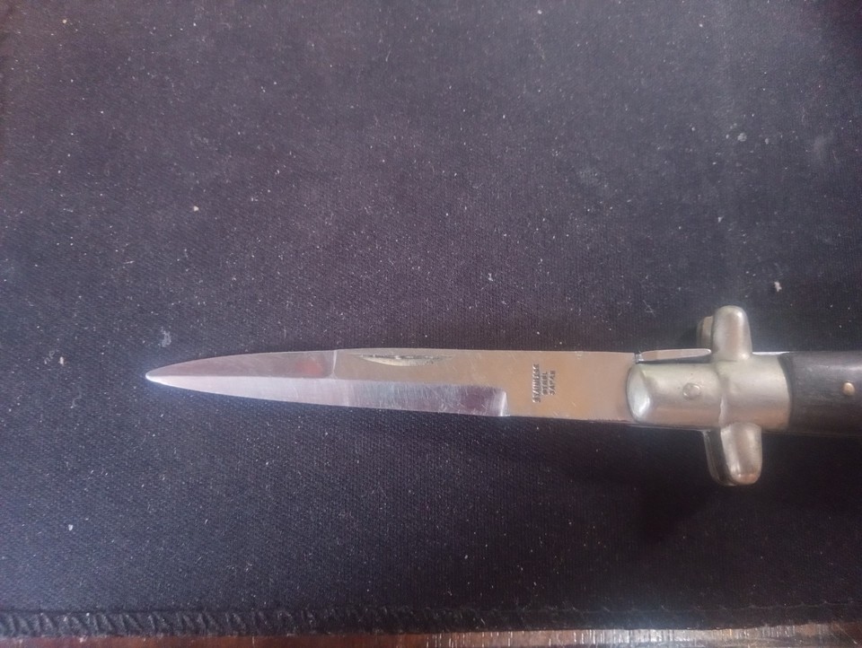 Vintage Valor 587-T Manual Opening Folding Knife, Backlock False Button ...