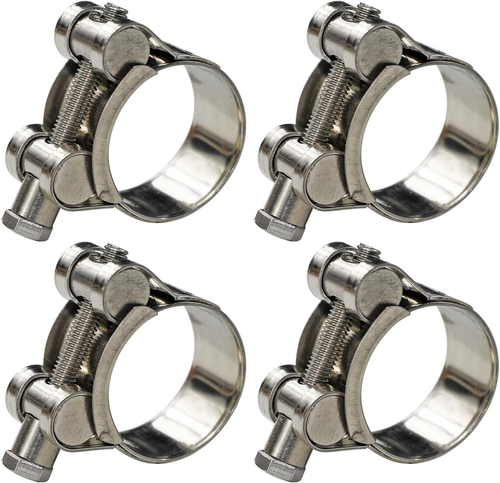 T-Bolt Hose Clamps,304 Stainless Steel Heavy Duty Adjustable Tube ...