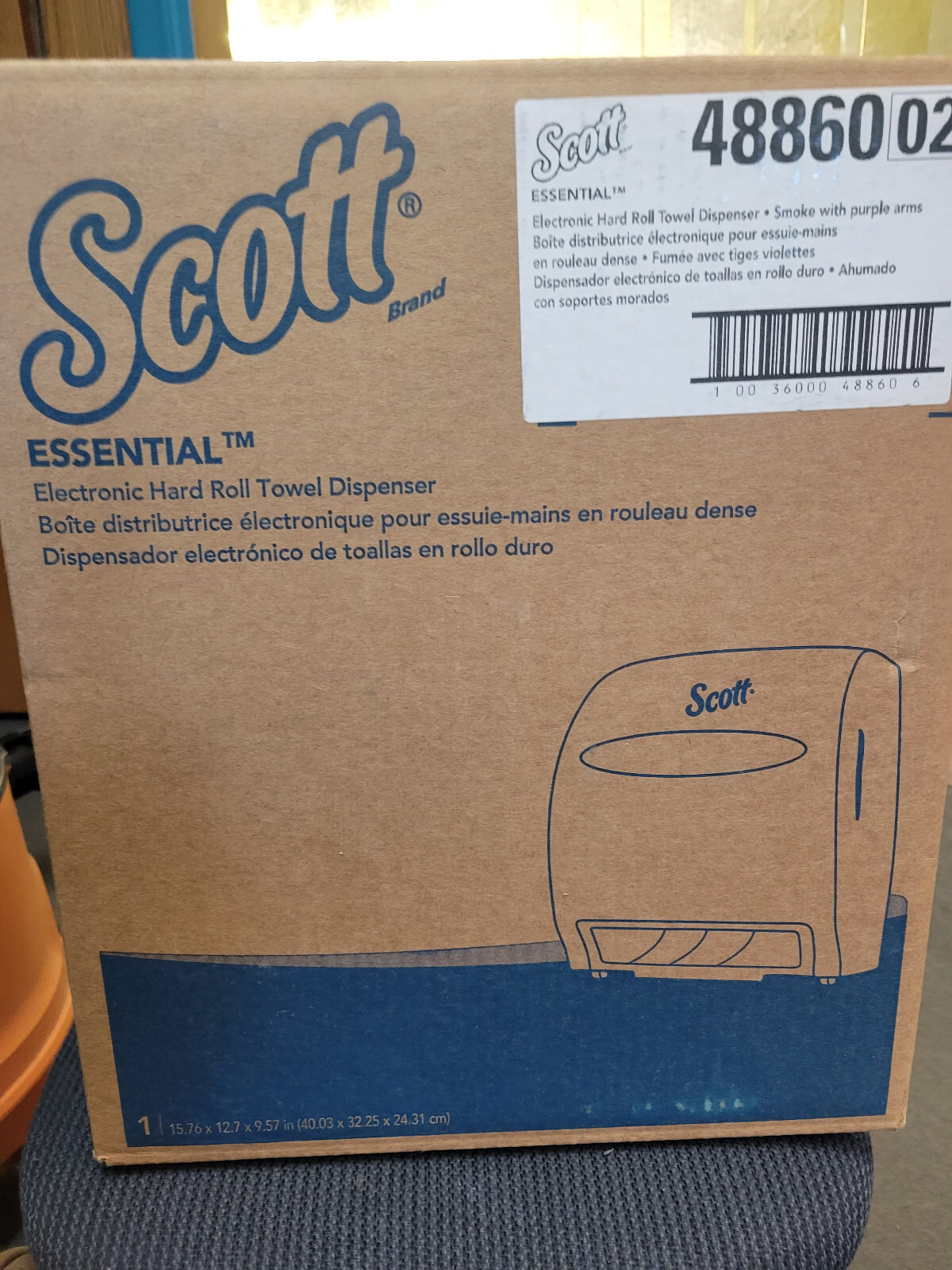 Scott Essential Electronic Hard Roll Towel Dispenser, 48860 (Black) | eBay