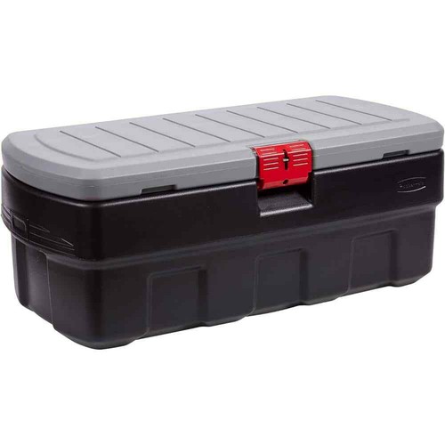 48 gal. Black Action Packer Lockable Latch Storage Box Tote, Single | eBay