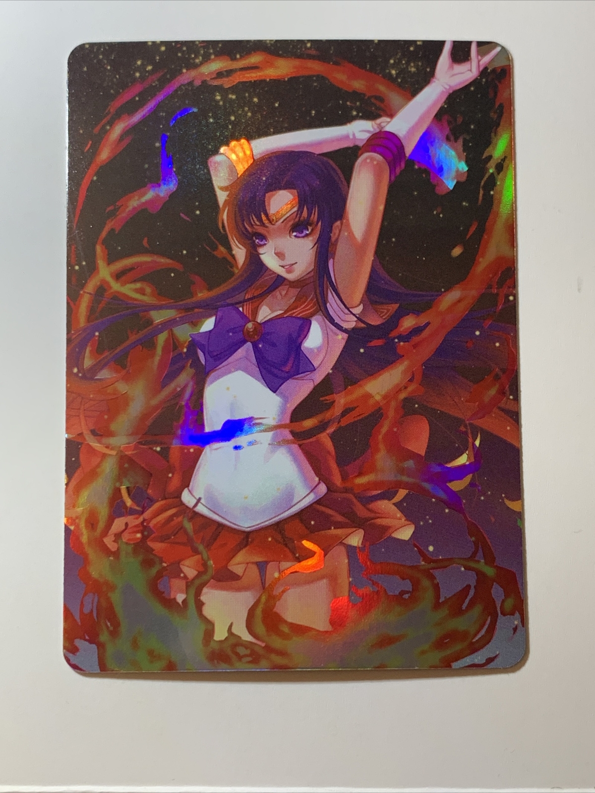 Sailor Mars Rei Hino Fire Hot Sexy Card ACG Goddess Waifu Girl Holo ...