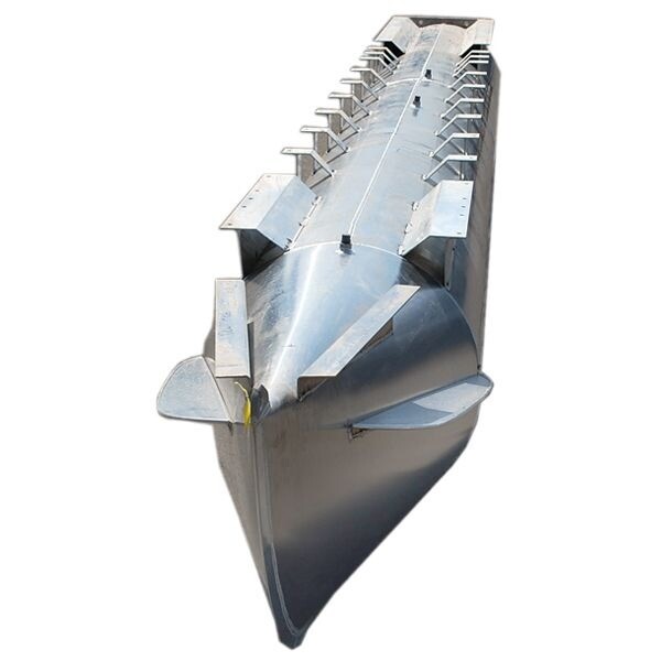 Custom 22 Ft X 25 In Pontoon Boat Float Log Tube W/ Bracket And 1 Fin ...