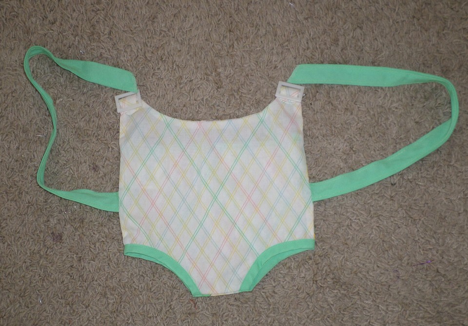 VGUC Cabbage Patch Kids Vintage Backpack/Carrier - Multicolor Patchwork ...