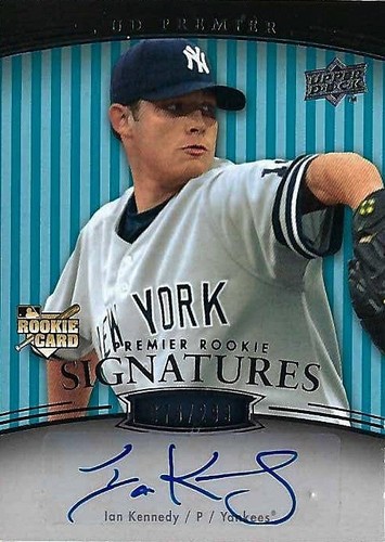 IAN KENNEDY 2008 UD Premier Signatures RC Autograph /299 Arizona ...