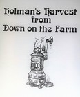 Holman's Harvest From Down On The Farm by L. Bruce Holman 9780686838753 ...
