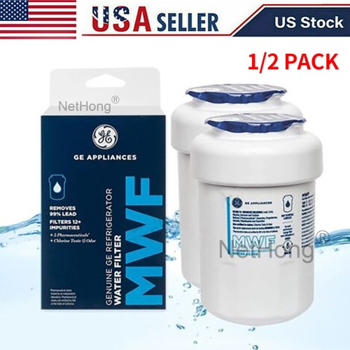 1/2 PACK Fit For GE MWF SmartWater MWFP GWF Refrigerator Water Filter ...