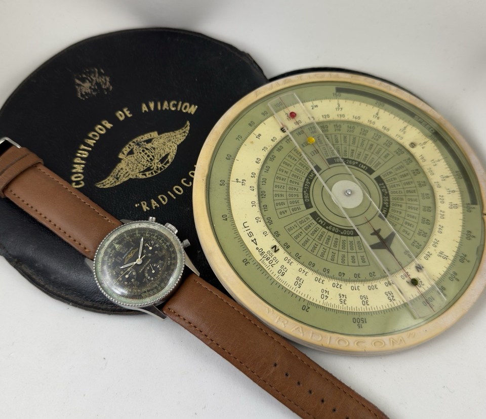 VINTAGE TRANSITIONAL 1963 BREITLING NAVITIMER AOPA VENUS 178 SS CASE | eBay