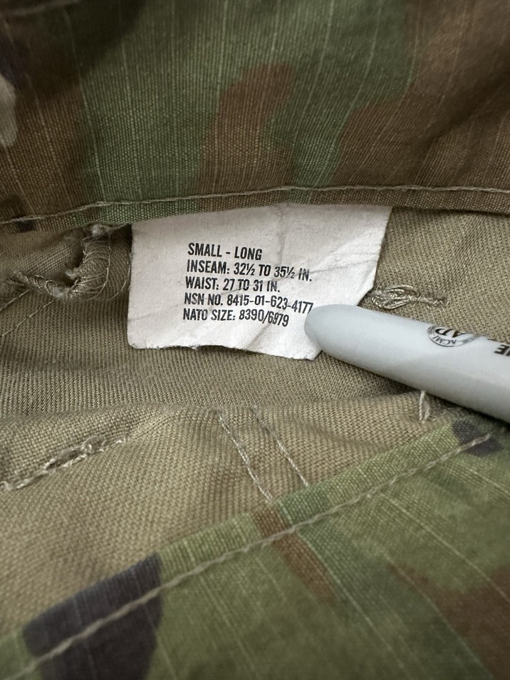 Multicam OCP Combat Coat and Trousers Small Long Set Used | eBay