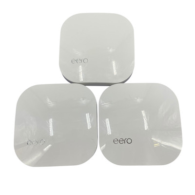 3-Pack eero Pro B010001 2nd Gen Tri-Band Mesh Router - White #MP8616 ...